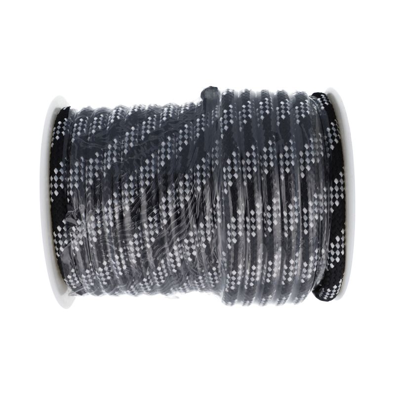 【返品種別B】□「返品種別」について詳しくはこちら□◆アウトドアロープは、クライミングロープをつくっている工場で特注した引張強度のあるロープです。6mmで800kg、8mmで1300kgの強さがあります。◆ポリエステル100％なので耐久性に...