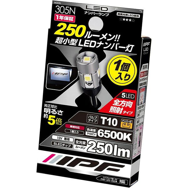 【返品種別A】□「返品種別」について詳しくはこちら□◆250ルーメン、超小型LEDナンバー灯小型ショートボディーで明るさは純正比約5倍の250ルーメン！　 全方向照射タイプLEDナンバー灯。高い機能性と安全性をコンパクトなボディーに凝縮。ナ...