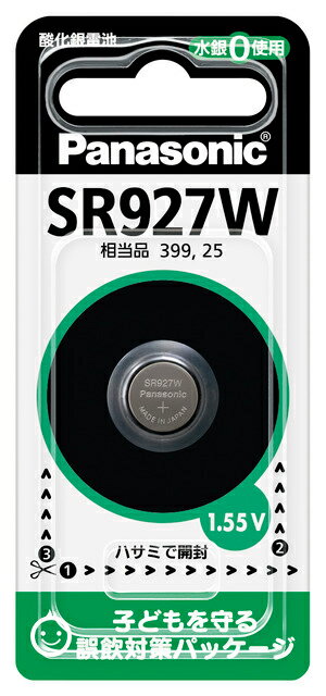 【返品種別A】□「返品種別」について詳しくはこちら□◆精密機器に。■　仕　様　■タイプ：酸化銀電池電圧：1.55V寸法：直径9.5×2.7mm質量：約0.8g[SR927WOEM]パナソニック生活家電＞電池＞ボタン電池＞酸化銀電池（SR）
