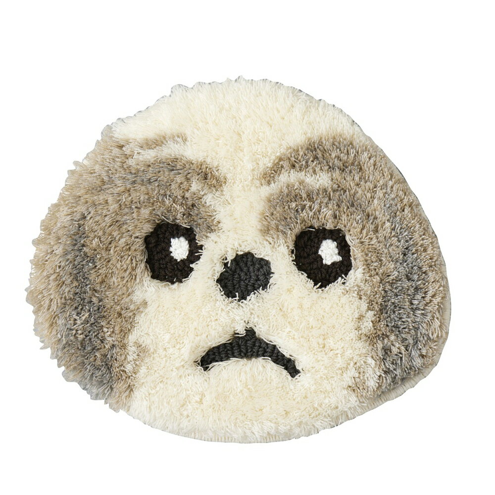 【返品種別A】□「返品種別」について詳しくはこちら□犬の顔をモチーフにした可愛いチェアパット、アクセントラグ。スミノエ 洗える チェアパット イヌカオ＆猫の顔をモチーフにした可愛いチェアパット、スミノエ 洗える チェアパット ネコカオ、全部...