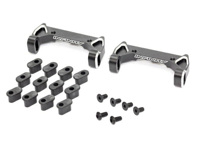 【返品種別B】□「返品種別」について詳しくはこちら□2023年11月 発売※画像はイメージです。実際の商品とは異なる場合がございます。【商品紹介】INFINITY アルミフロントアッパーアームホルダーセット（IF18-2）です。アルミ707...