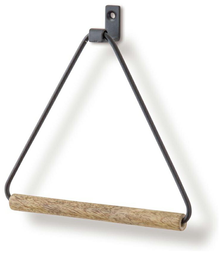 【返品種別A】□「返品種別」について詳しくはこちら□※お取り扱いの際は、商品やパッケージなどに記載されている品質表示、アテンションタグ、ご使用上の注意事項などを必ずご確認下さい。◆シンプルなトライアングル型のタオルハンガー。◆武骨な印象のア...