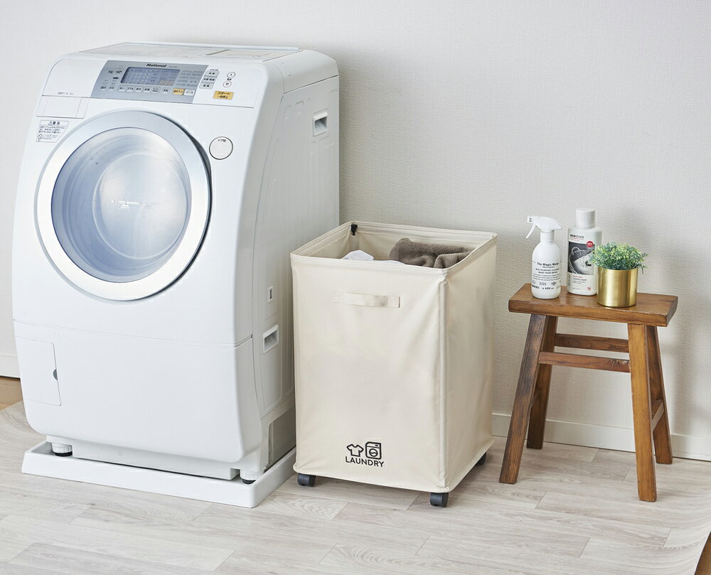 【返品種別A】□「返品種別」について詳しくはこちら□◆キャスター取り付け済で移動も楽々◆組立は支柱を差し込んで取り付けるだけ◆前後に取っ手付き◆背面はロゴ無しなのでマルチ収納としても■　仕　様　■サイズ(約)：幅400×奥行400×高さ59...