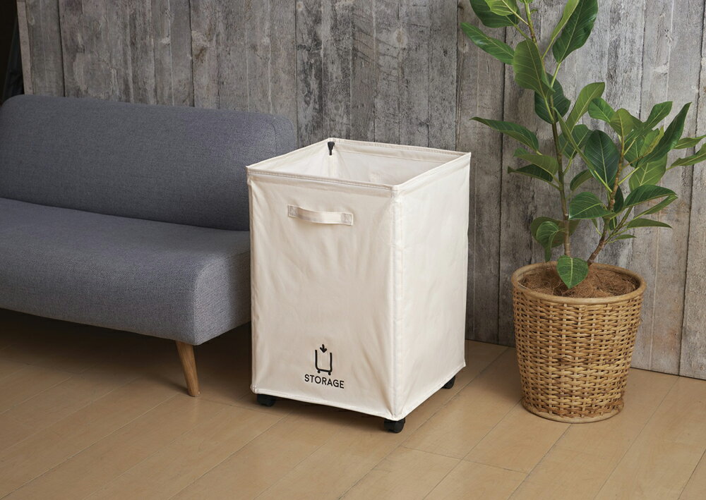 【返品種別A】□「返品種別」について詳しくはこちら□◆キャスター取り付け済で移動も楽々◆組立は支柱を差し込んで取り付けるだけ◆前後に取っ手付き◆置き場所を選ばないシックなカラー■　仕　様　■サイズ(約)：幅400×奥行400×高さ590mm...