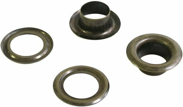 【返品種別B】□「返品種別」について詳しくはこちら□◆装飾性があり、書類とじ、文具、バック、靴などの補修・補強・製作に適した片面ハトメです。◆ハトメを付ける際はサイズに合った「プライヤー」か「ハトメ専用手打ち具」をお使いください。◆打ち具な...