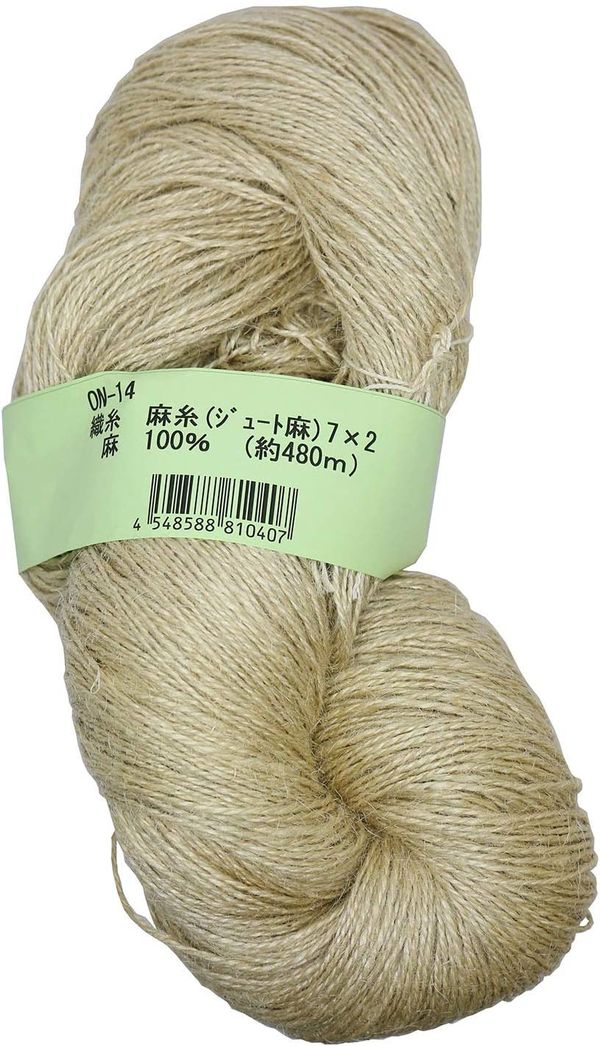 【返品種別B】□「返品種別」について詳しくはこちら□◆織り糸や編み糸にご使用ください。◆創業100年以上の実績をもとに培った高品質な糸。■　仕　様　■サイズ：径1mm×480m巻素材：麻100％[ON14ナルカワシヨウカイ]生川商店アウトド...