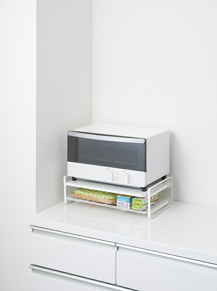 【返品種別A】□「返品種別」について詳しくはこちら□◆トースターまわりの小物をすっきり収納できます。◆キッチンカウンターやレンシの上などで使えます。■　仕　様　■サイズ(約)：413×265×123mm重量(約)：1.52kg材質：フレーム...