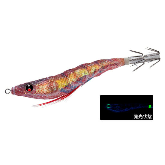 【返品種別A】□「返品種別」について詳しくはこちら□◆イージー！　！　 ラクラク！　！　 イカキャッチ！　！　ボディ波動とフワフワフットで抱かせる実績No.1フローティングエビ型スッテ◆ローリングシャフトスムーズな回転でラインよれを防ぎ、潮...