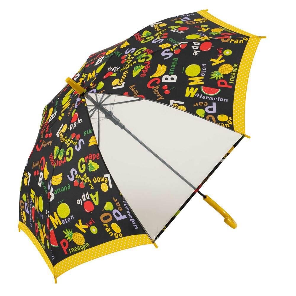 【返品種別A】□「返品種別」について詳しくはこちら□◆ポップな柄で雨の日も楽しく！　キッズ(ガールズ)用のジャンプ傘。親骨55cmタイプ。◆ワンタッチで開くタイプなのでスムーズに開閉が可能。◆傘生地は1コマが透明ビニール加工で前が見えやすい...