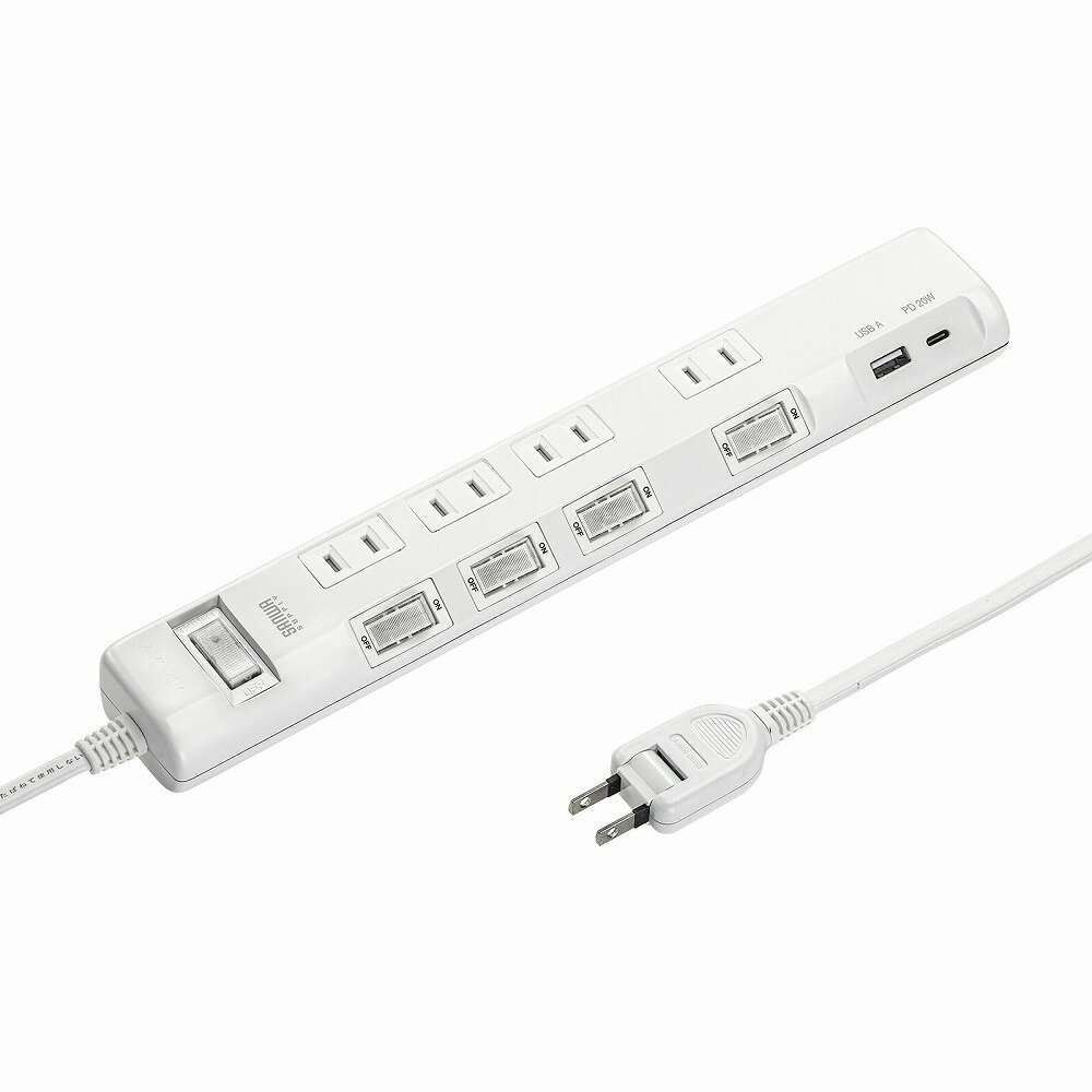 【返品種別A】□「返品種別」について詳しくはこちら□2024年04月 発売メーカー保証期間 6ヶ月◆AC差込口は4個口で押しやすい角度に個別スイッチと一括でONとOFFが可能な集中スイッチが付いた節電対策になるタップ。◆差込口はホコリ防止シ...