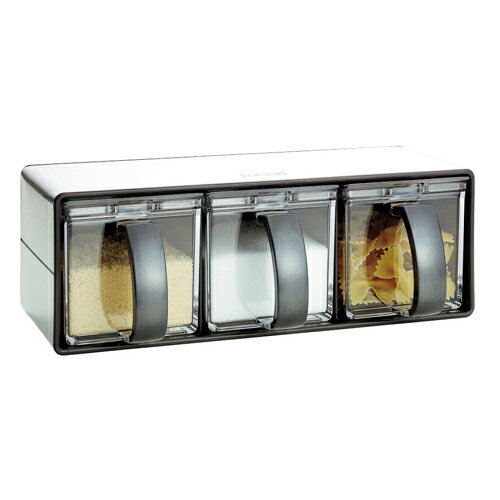 【返品種別A】□「返品種別」について詳しくはこちら□※画像はイメージです。食品は含まれません。◆コンパクトな調味料ケース。◆ステンレス製で油汚れに強い。◆タテ・ヨコに置けます。キッチンのスペースを選ばず便利に使えます。■　仕　様　■本体サイ...