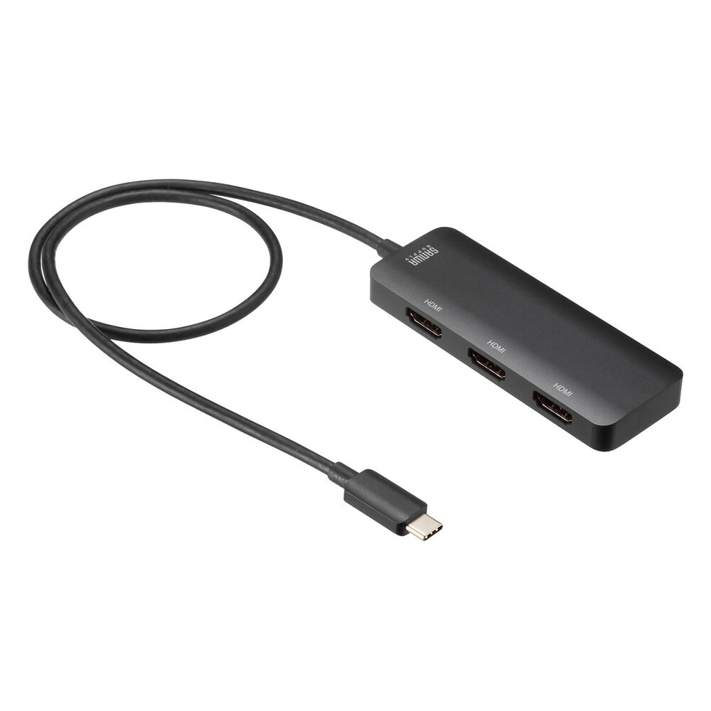 【返品種別A】□「返品種別」について詳しくはこちら□2024年02月 発売◆DisplayPort Altモード対応Type-Cポートから接続DisplayPort Altモード対応のType-Cポートを持つパソコンから、3台のHDMIディ...