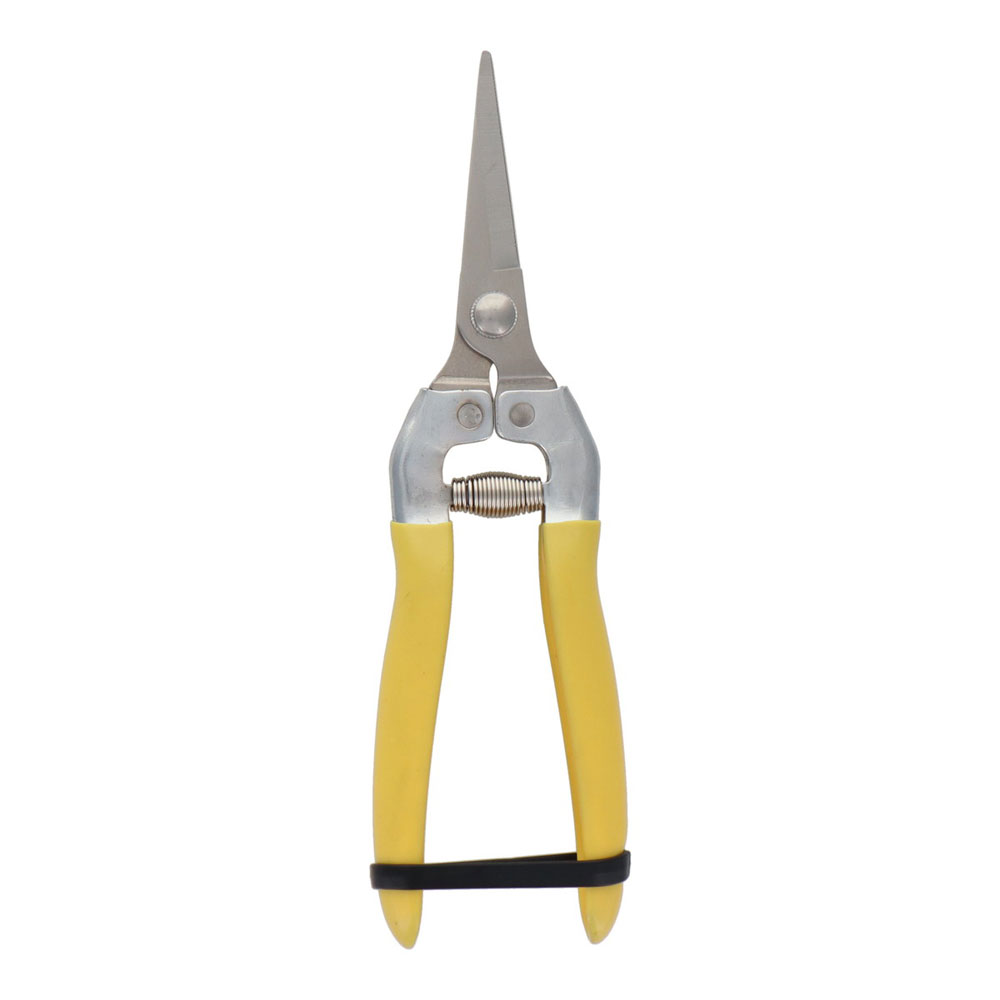 【返品種別B】□「返品種別」について詳しくはこちら□◆ギザ刃で逃さず切れる！　サビに強いステレンスハサミ！　◆サビに強いステンレス刃◆くい込みのよいギザ刃付◆芽切り・盆栽・果実の収穫などに■　仕　様　■全長：185mm刃長：55mm重量：約...