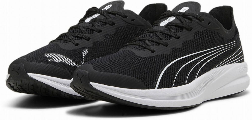 【返品種別A】□「返品種別」について詳しくはこちら□◆フルレングスのゴム底でトラクションと耐久性を高め、スピードを追求できる一足。大胆にプーマキャットロゴが施されたモノメッシュアッパーは、通気性と軽さを提供します。◆ミッドソールにはクッショ...