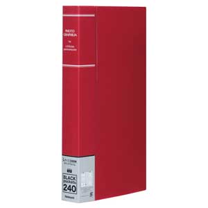 【返品種別A】□「返品種別」について詳しくはこちら□◆L判 3段 240枚収納■ 仕 様 ■本体サイズ：タテ297×ヨコ157×背幅35mm本体重量：380g表紙：ポリプロピレン台紙：PP製L判3段3層エンボス黒台紙25枚写真収納枚数：L判...