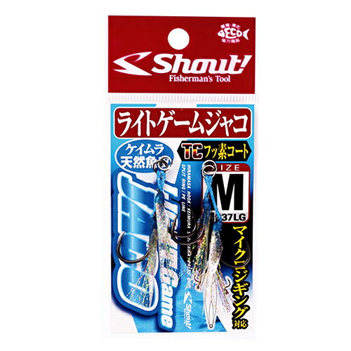 【返品種別A】□「返品種別」について詳しくはこちら□※画像はイメージ画像。◆アピール力で喰わす、マイクロジギング対応、ライトゲーム専用ジャコアシスト！　新次元の超貫通性能(TCフッ素コート)加工の頑強ヒラマサフックに天然サバ皮オーロラ(ケイ...