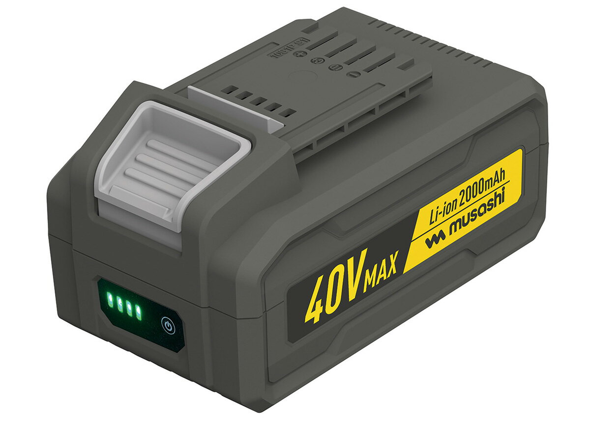 【返品種別B】□「返品種別」について詳しくはこちら□◆充電式ブロアバキュームBV-9400の充電パックです。■　仕　様　■電圧：36V（40VMAX）容量：2000mAh[LIB40]ムサシアウトドア＞DIY・工具＞電動・油圧・空圧工具＞電動工具
