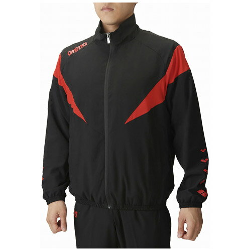 【返品種別A】□「返品種別」について詳しくはこちら□◆チーム用の布帛ジャケットです。◆ノーマルシルエットでゆったり見えるパターンを採用しています。◆5連アリーナマーク使用デザインです。◆スイマーが濡れた身体に着用することを想定し、裏メッシュ...