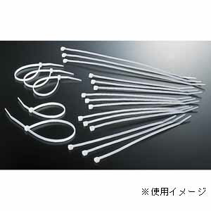 【返品種別B】□「返品種別」について詳しくはこちら□◆入り数：100本◆主に屋内での結束に適した汎用性の高いタイプです。◆電線ケーブルの固定や結束に。■　仕　様　■入り数：100本色:白幅(mm):7.6長さ(mm):340厚み(mm):1...