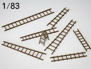 【返品種別B】□「返品種別」について詳しくはこちら□2024年09月 発売※画像は完成イメージです。本製品は着色済みペーパーキットです。※建物は付属しません。【商品紹介】梅桜堂のレイアウト用品、ハシゴセット【1/83スケール】です。カラーペ...