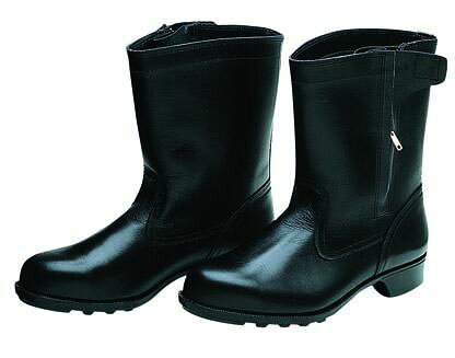 【返品種別B】□「返品種別」について詳しくはこちら□◆ラバー1層底を採用したJIS規格合格の半長靴タイプ(チャック付き)の本革安全靴です。◆脱ぎ履きしやすいチャック付き。◆あらゆる分野での一般作業に、幅広い用途で活躍するスタンダード安全靴。...