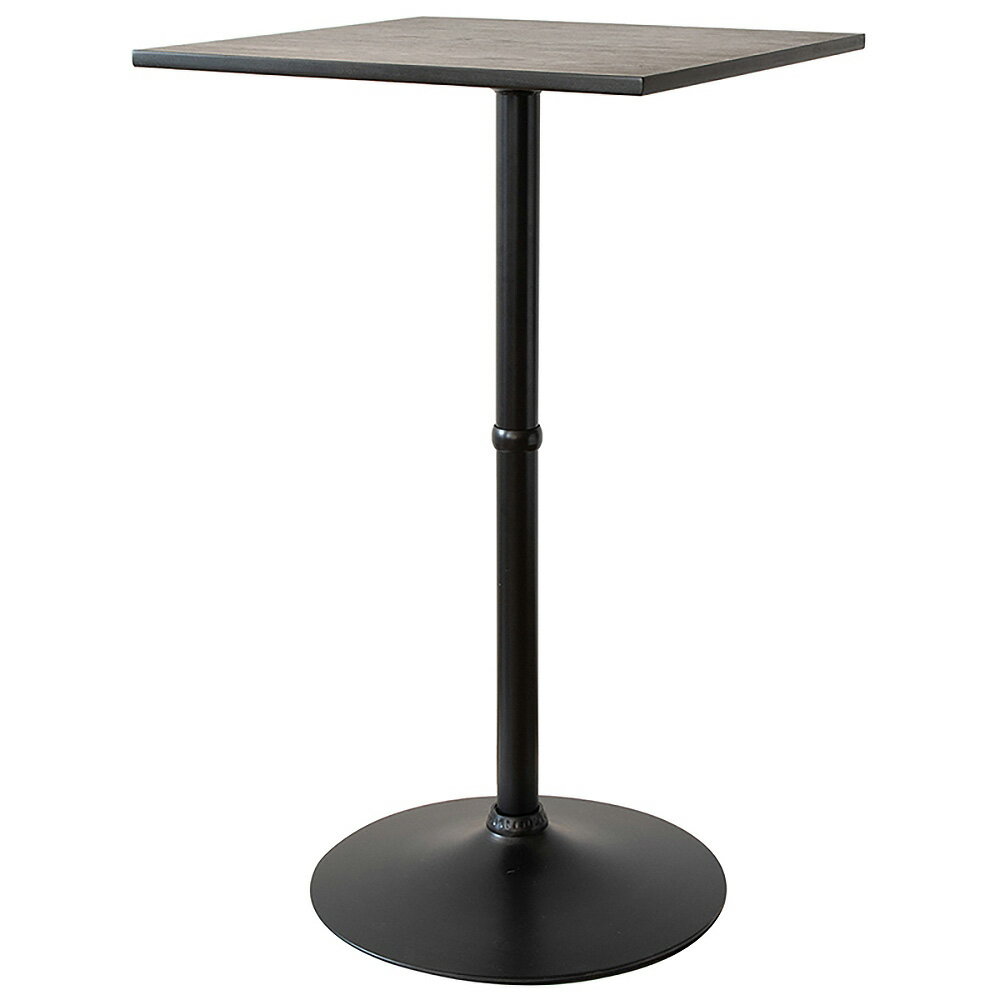 【返品種別A】□「返品種別」について詳しくはこちら□◆60cmの広々とした天板に、高さ101cmとバーチェアはもちろんスタンディングテーブルとしても使いやすいハイテーブル『CARRE（キャレ）』。◆ダークブラウンの木目が美しい天板はスクエア...