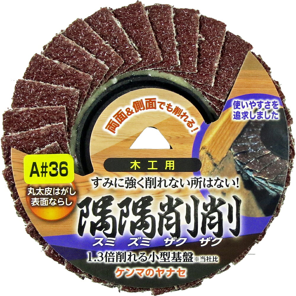 【返品種別B】□「返品種別」について詳しくはこちら□◆丸太皮はがし、表面ならしに。◆両面＆側面でも削れる全面使用可能ディスク。◆使いやすさを追求すると、このカタチ！　◆表面・側面・裏面も使えるので、通常の平面のほかに、角や狭い箇所、隅・溝部...