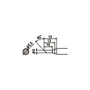 【返品種別B】□「返品種別」について詳しくはこちら□◆適合コテ:PX-201、PX-335、PX-338、PX342■　仕　様　■コテ先名称：φ3.0mm質量：9g[PX2RT3C]アウトドア＞DIY・工具＞電子機器＞はんだ用品