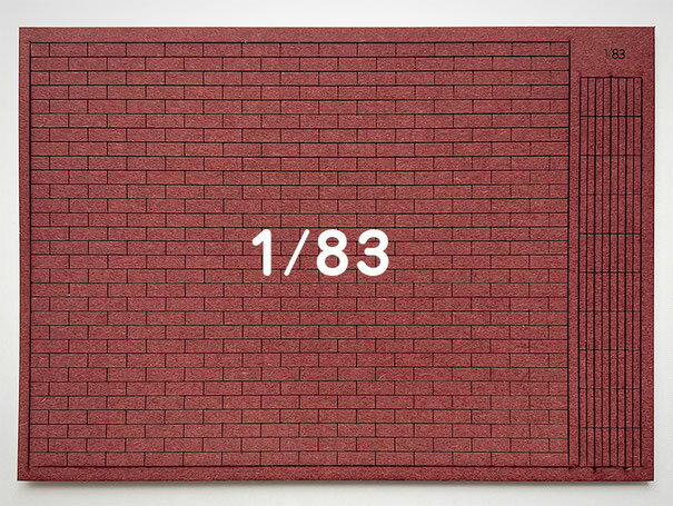 【返品種別B】□「返品種別」について詳しくはこちら□2024年12月 発売※画像はイメージです。実際の商品とは異なる場合がございます。【商品紹介】梅桜堂のレイアウト用品、一文字葺きシート【1/83スケール】 です。レーザー加工により精細に表...