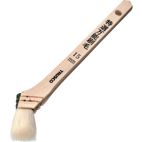 【返品種別B】□「返品種別」について詳しくはこちら□◆幅広い用途、あらゆる塗装に使える万能タイプです。◆毛腰が強く、徹底したコストダウンを実現しました万能用刷毛です。◆水性、油性用に。■　仕　様　■刷毛幅：15mm毛丈：31mm玉厚：10m...