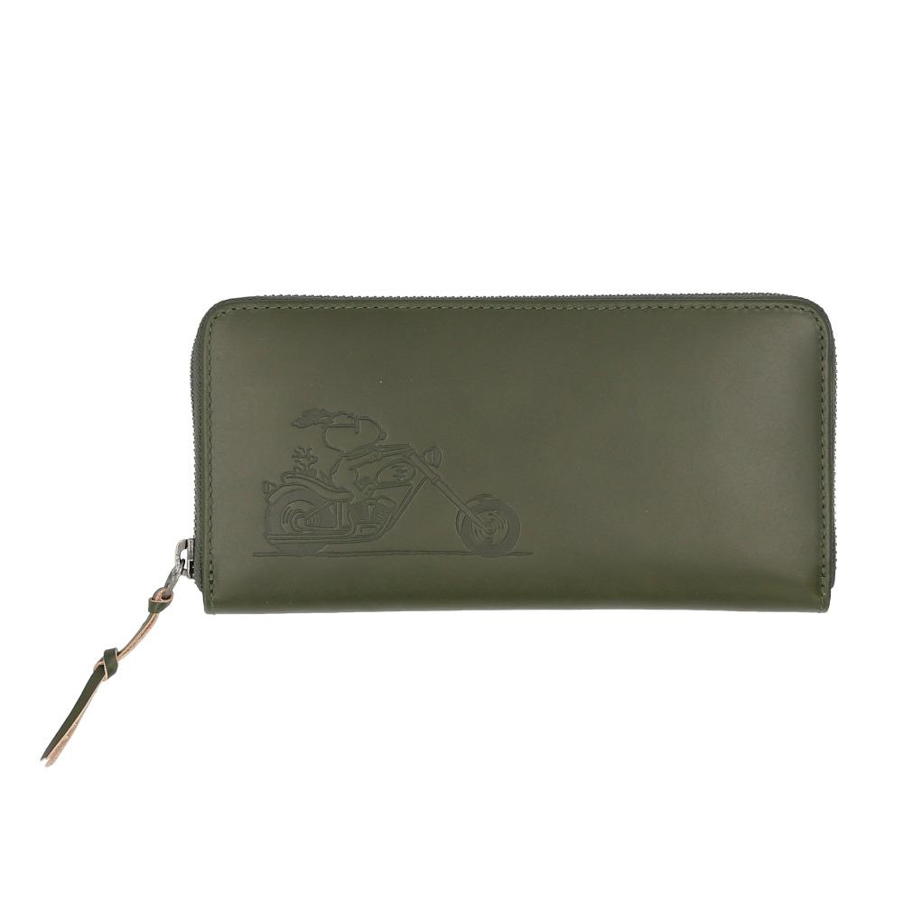 【返品種別A】□「返品種別」について詳しくはこちら□◆ヴィンテージ感あふれるSNOOPYの型押しデザイン！　本革のなめらかな手触りが心地よい「PEANUTS RIDER 長財布」が新登場。大人の魅力が引き立つ素材感上品な艶とリッチな素材感が...