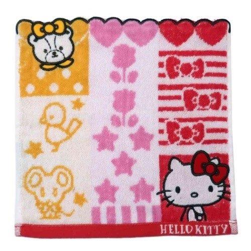 【返品種別A】□「返品種別」について詳しくはこちら□◆かわいいキティ（シャンブルシリーズ）のミニタオル。◆使いやすいジャカード織ハンドタオル。◆触り心地ふわふわ、吸水力も抜群なおすすめタオル。◆プレゼントとしても喜ばれます。■　仕　様　■サ...