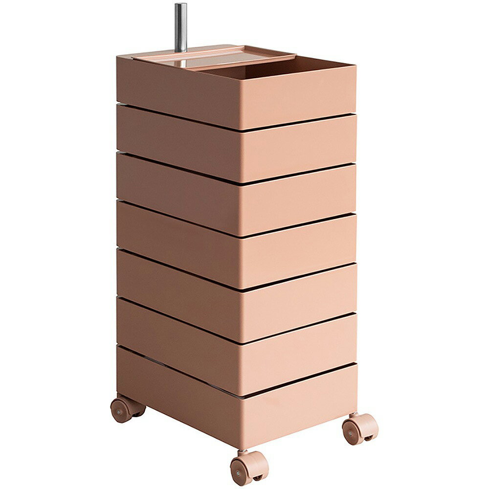 【返品種別A】□「返品種別」について詳しくはこちら□※画像はイメージです。◆丸みのあるデザインが可愛い多段トローリーワゴン『Pluna（プルーナ）』。◆4輪キャスターでラクラク移動できます。◆棚はそれぞれ360度回転式で取り出しやすく、リビ...