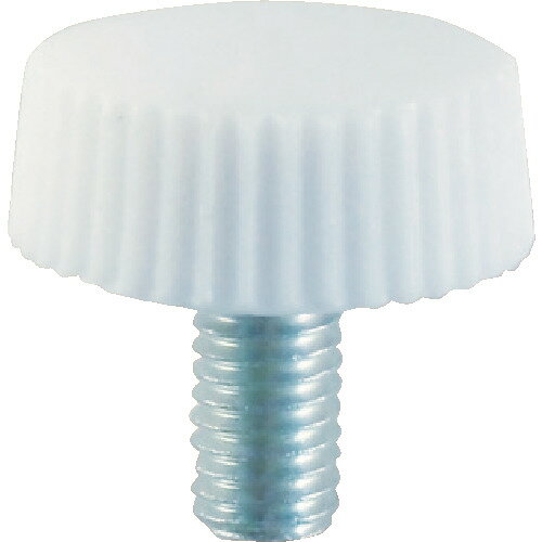 【返品種別B】□「返品種別」について詳しくはこちら□◆手で締められるねじです。◆110℃の優れた耐熱性です。◆照明器具、ディスプレイ器具、電気機器、一般機械、事務用機器等。■　仕　様　■色：白色呼び径d：M6呼び径L：10頭部径：17mmね...