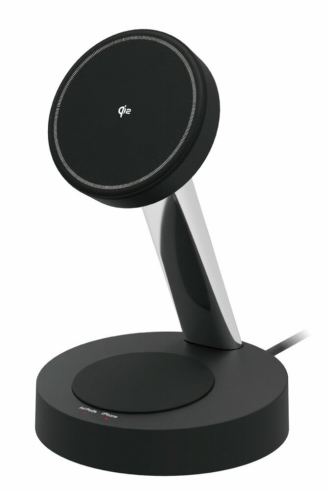 【返品種別A】□「返品種別」について詳しくはこちら□2024年12月 発売メーカー保証期間 1年※対応機種をお確かめの上、ご購入下さい。※2　スタンド部Qi2：15W、台座部Qi：5W◆スマホとAirPodsを同時に充電、2in1 Qi2規...