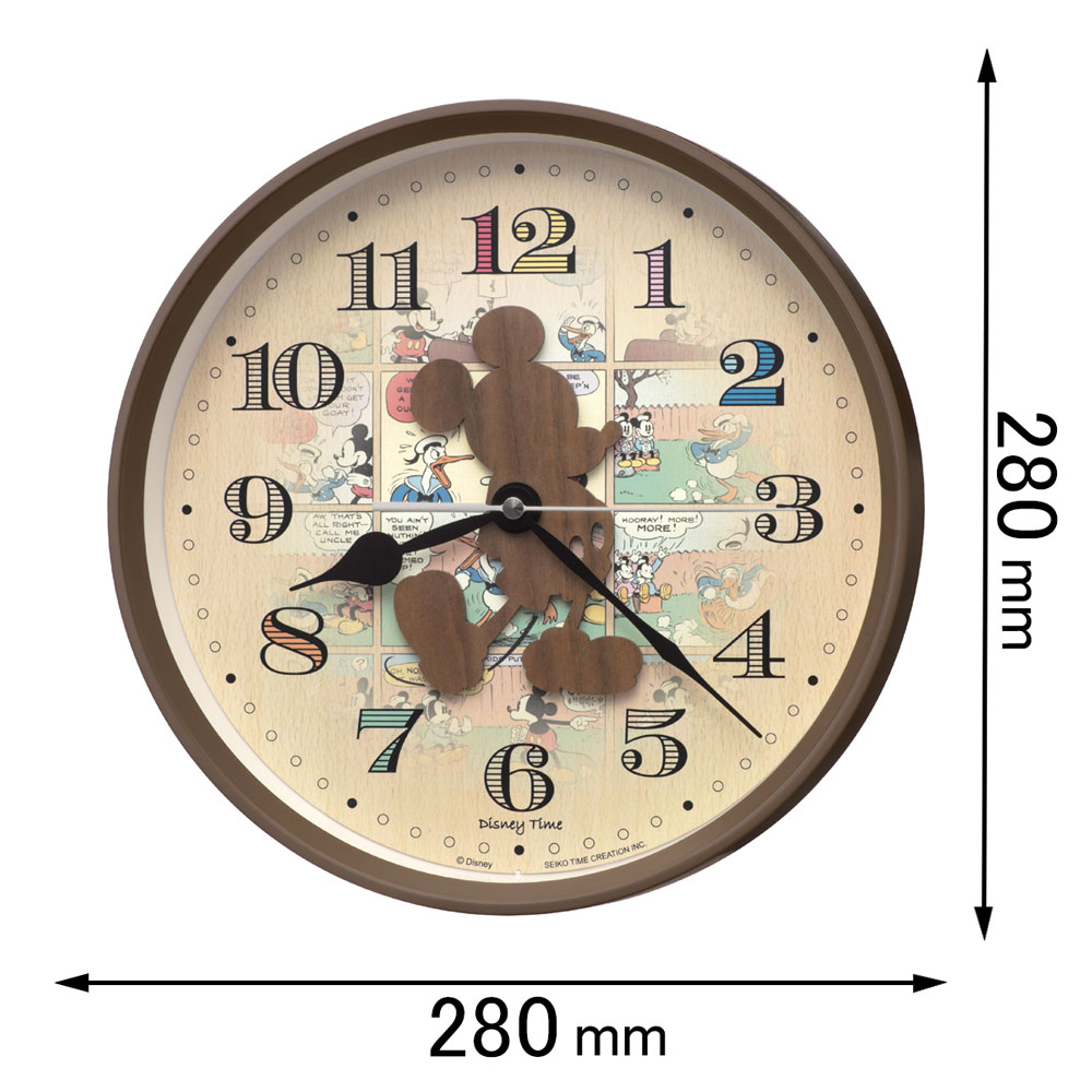 □「返品種別」について詳しくはこちら□2025年02月 発売メーカー保証期間 1年※時計に組み込まれている電池は動作確認用のモニター用電池です。文字板の真ん中にたたずむミッキーのシルエット。落ち着いた色調と色とりどりのデザインでお部屋を彩り...