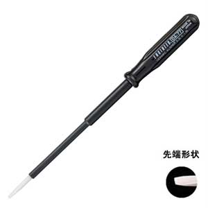 【返品種別B】□「返品種別」について詳しくはこちら□◆細軸タイプなので、シャーシなどの奥まった部分での調整に最適です。◆ジルコニア系ファインセラミックを用いた高強度、長寿命の完全無誘導の高周波調整ドライバーです。◆先端マイナスと軸芯六角部と...