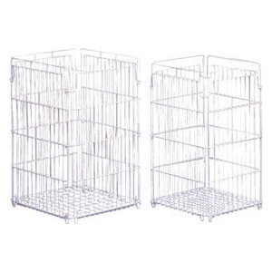【返品種別B】□「返品種別」について詳しくはこちら□※画像はイメージです。商品は小58Lになります。◆中袋がきちんと納まるのでスッキリして見えます。（折りたためます。）■　仕　様　■スチール線材にポリエチレンコーティング容量（L）：58間口...