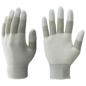 【返品種別B】□「返品種別」について詳しくはこちら□※画像はイメージです。本製品のリストカラーはゴールドになります。◆手袋からの溶出物を抑えるために繊維の洗浄段階から工程管理を行っています。◆指全体を導電系のみで編み上げた静電気対策用指先ス...