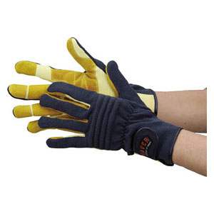 【返品種別B】□「返品種別」について詳しくはこちら□◆切れにくく、燃えにくいケブラー[[(R)]]繊維を使用しています。◆補強当て革付きです。◆装着しやすいマジック止め式を使用しています。◆消防・災害活動など。■　仕　様　■厚み:1.4mm...