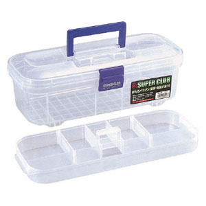 【返品種別B】□「返品種別」について詳しくはこちら□◆用途に応じて使い分けられるボックスです。■　仕　様　■中皿付仕切板2枚付ポリプロピレン色：クリア外寸（mm）間口×奥行×高さ：347×167×119有効内寸（mm）間口×奥行×高さ：31...