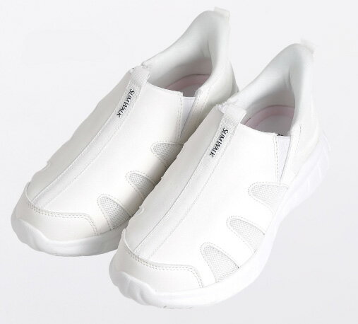 【返品種別A】□「返品種別」について詳しくはこちら□「おひとり様1点まで」◆着用簡単なスリッポン仕様。◆医療や介護の現場でも大活躍してくれるホワイトスニーカーです。◆働く足をしっかりサポートし、エレガントな足元を演出するSLIMWALKシュ...