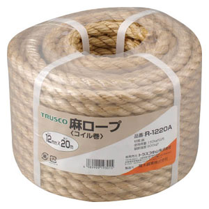 【返品種別B】□「返品種別」について詳しくはこちら□◆天然素材なので腐食し、土に還元されます。◆強度があり、摩擦に強いです。◆街路樹の結束。◆造園樹木の根巻き。■　仕　様　■麻（サイザル）色：茶線径（mm）：12長さ（m）：20包装形態：バ...