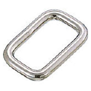 【返品種別B】□「返品種別」について詳しくはこちら□◆接続部は溶接しているため丈夫です。◆直線部分が対になっているので、ゴム繊維などの幅のあるベルト同士の連結などに使用できます。◆かばんや衣類などの金具として。■　仕　様　■ステンレス（SU...