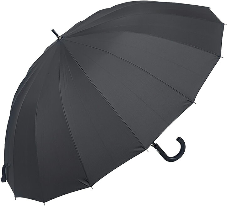 【返品種別A】□「返品種別」について詳しくはこちら□◆多間親骨が16本。丈夫■　仕　様　■全長(約)：84cm直径(約)：1120cm親骨の長さ(約)65cm重量(約)：545g開閉：ジャンプ式素材：生地ポリエステル100％手元：樹脂[31...