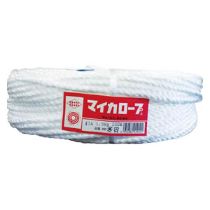 【返品種別B】□「返品種別」について詳しくはこちら□◆切り口がばらつかない熱融着タイプの3本撚ひもです。◆一般包装用。■　仕　様　■ポリプロピレン（PP）色：白標準幅（mm）：8長さ（m）：200質量：1.5kg[MLP7A]アウトドア＞D...