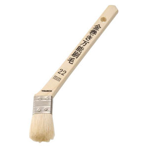 【返品種別B】□「返品種別」について詳しくはこちら□◆一般向け、初めての方でも使い良いです。◆狭い所に便利です。◆油性、ニス用。■　仕　様　■毛:山羊毛柄:木刷毛幅（mm）：22毛丈（mm）：33玉厚（mm）：11全長（mm）：210質量：...