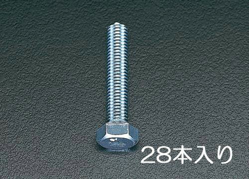 【返品種別B】□「返品種別」について詳しくはこちら□※画像は代表画像です。※お届けする商品は「M6×30mm 六角頭全ねじボルト(ユニクロメッキ/28本)」です。◆並目ねじ。◆全ねじ。■　仕　様　■材質：鉄仕上：ユニクロメッキサイズ：M6×...