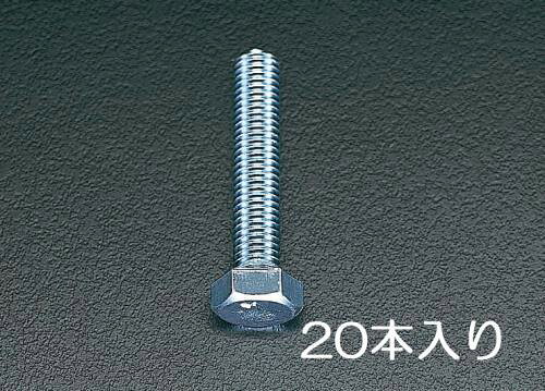 【返品種別B】□「返品種別」について詳しくはこちら□※画像は代表画像です。※お届けする商品は「M6×50mm 六角頭全ねじボルト(ユニクロメッキ/20本)」です。◆並目ねじ。◆全ねじ。■　仕　様　■材質：鉄仕上：ユニクロメッキサイズ：M6×...