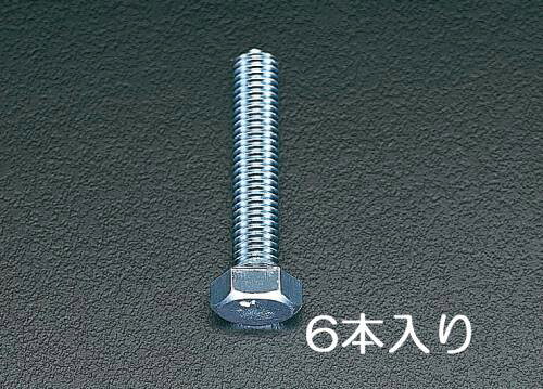 【返品種別B】□「返品種別」について詳しくはこちら□※画像は代表画像です。※お届けする商品は「M12×100mm 六角頭全ねじボルト(ユニクロメッキ/6本)」です。◆並目ねじ。◆全ねじ。■　仕　様　■材質：鉄仕上：ユニクロメッキサイズ：M1...